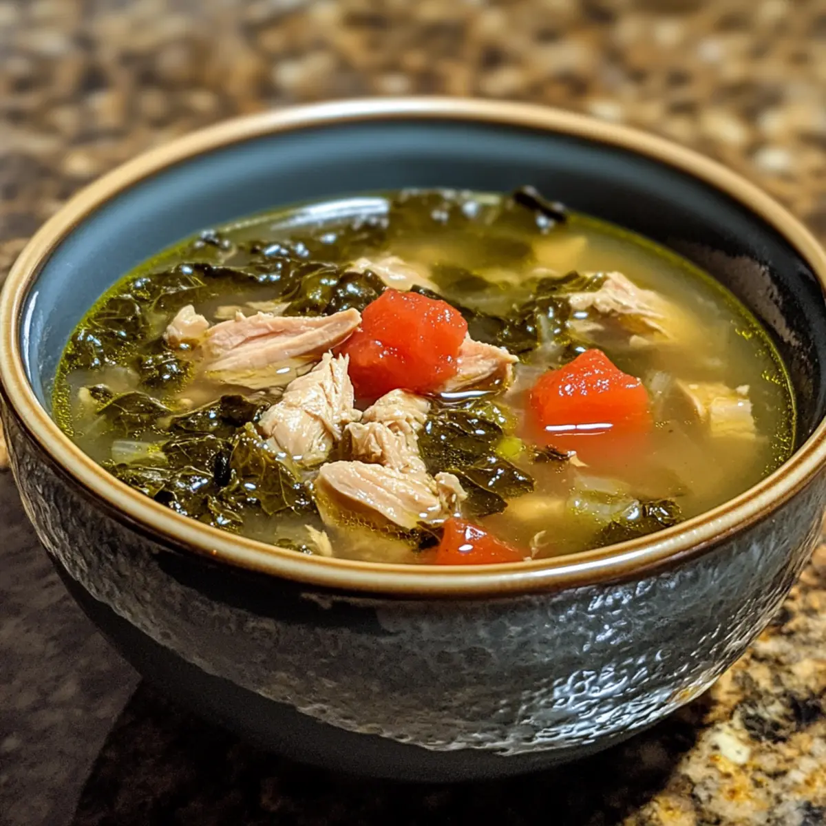 Easy Smoked Turkey and Collard Green Soup Recipe to Warm You Up - Paula ...