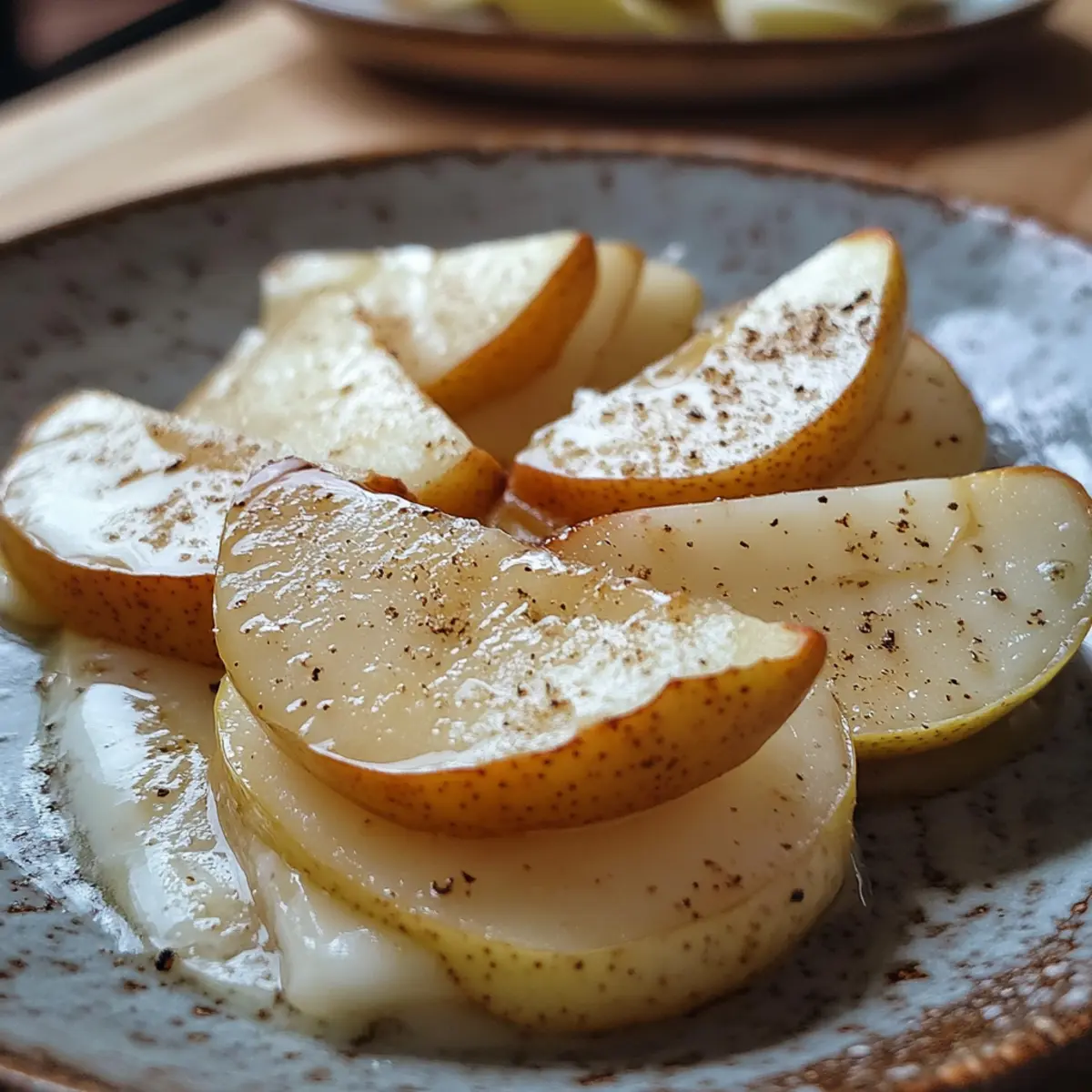 Irresistible Sliced Pears with Brie Cheese Recipe: Creamy Bliss