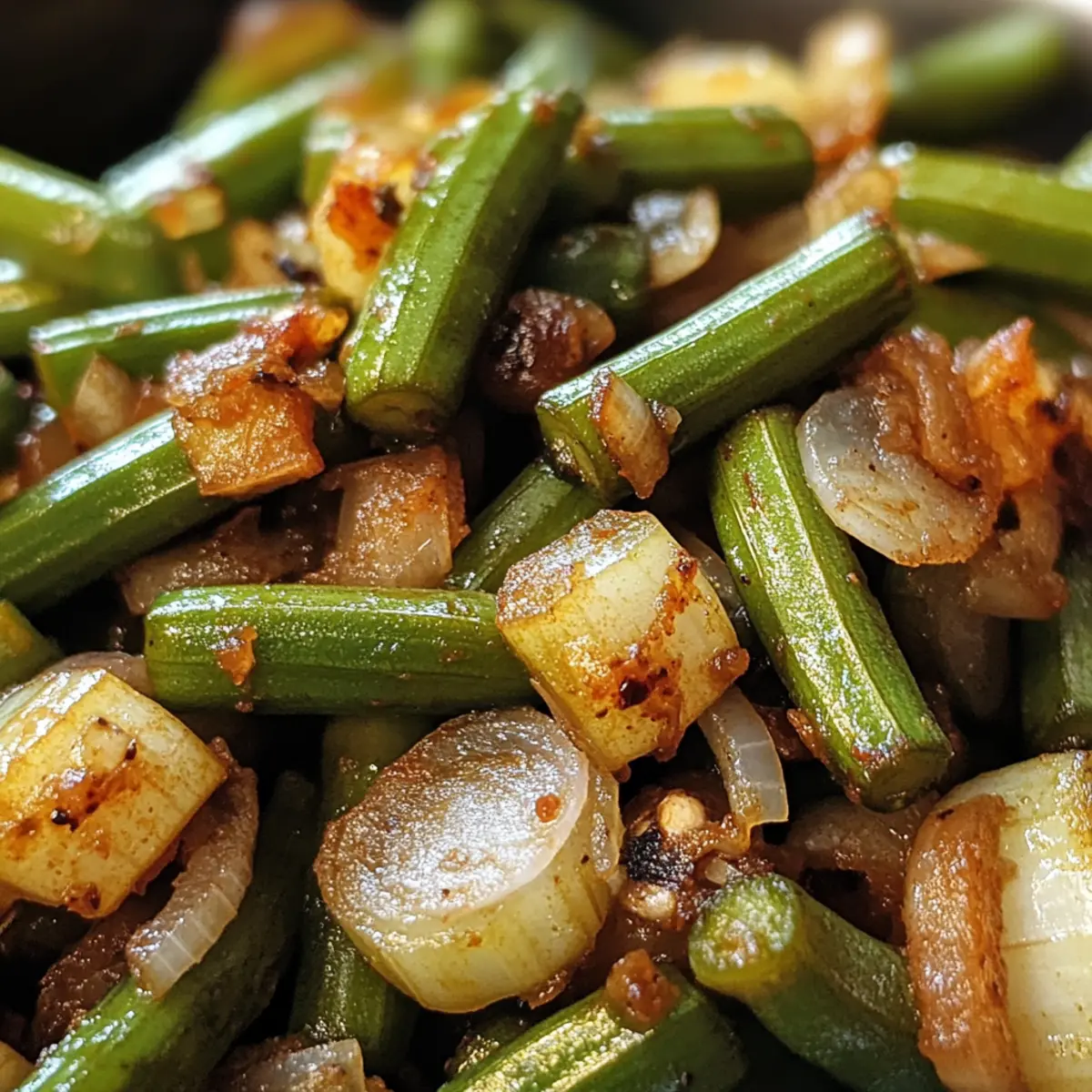 Easy Sautéed Okra with Onions Recipe: Delicious Crispy Comfort