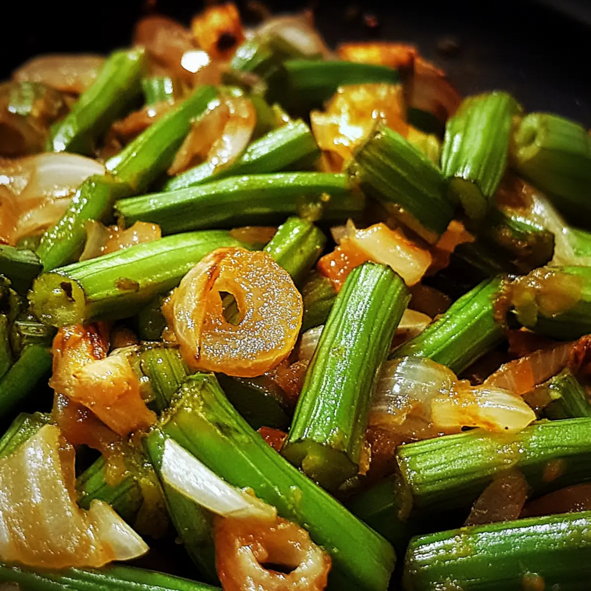 Easy Sautéed Okra with Onions Recipe: Delicious Crispy Comfort